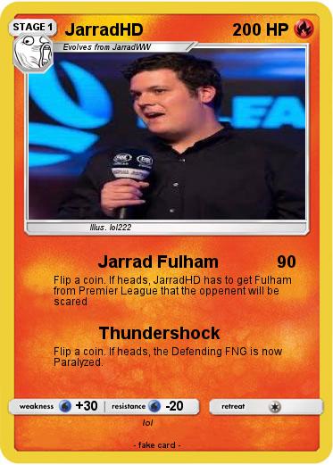 Pokémon JarradHD - Jarrad Fulham - My Pokemon Card