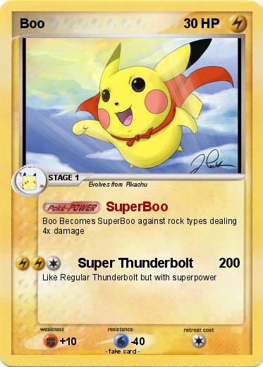 Pokémon Boo 1223 1223 - SuperBoo - My Pokemon Card