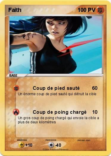 Pokémon Faith 6 6 - Coup de pied sauté - Ma carte Pokémon
