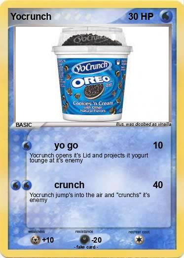 Pokémon Yocrunch - yo go - My Pokemon Card