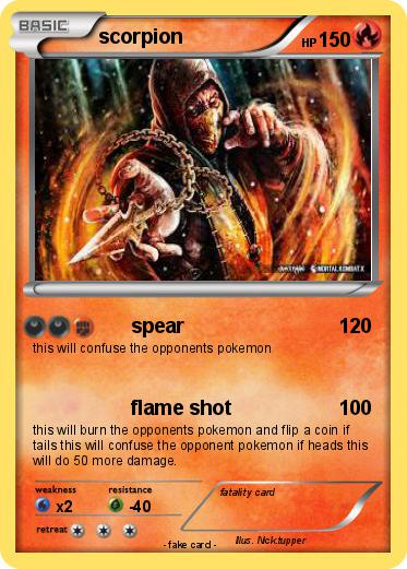 Pokémon scorpion 1047 1047 - spear - My Pokemon Card