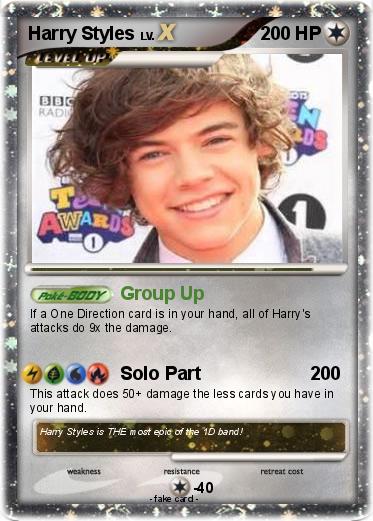 Pokémon Harry Styles 90 90 - Group Up - My Pokemon Card