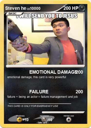 Pokémon Steven he 63 63 - EMOTIONAL DAMAGE - My Pokemon Card