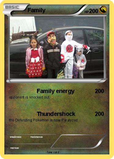 Pokémon Family 301 301 - Family energy - My Pokemon Card