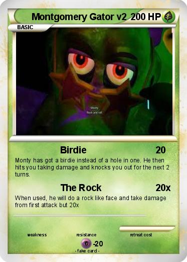 Pokémon Montgomery Gator 1 1 - Birdie - My Pokemon Card