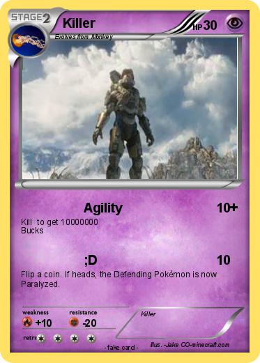 Pokémon Killer 3866 3866 - Agility - My Pokemon Card