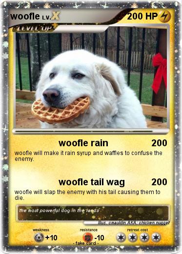 Pokémon woofle 3 3 - woofle rain - My Pokemon Card