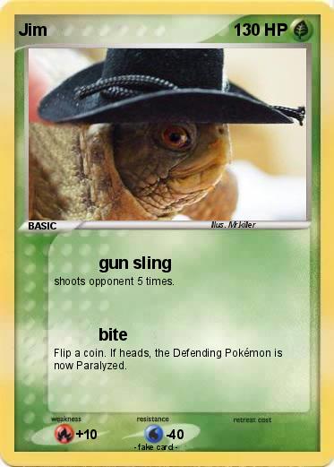 Pokémon Jim 391 391 - gun sling - My Pokemon Card