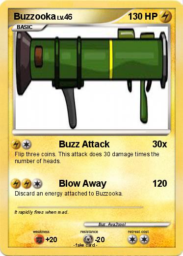 Pokémon Buzzooka - Buzz Attack - My Pokemon Card