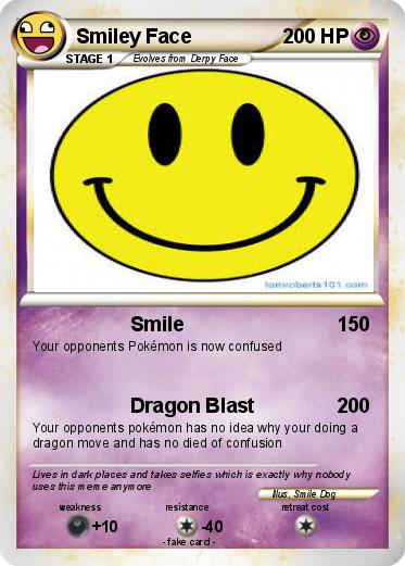 Pokémon Smiley Face 105 105 - Smile - My Pokemon Card
