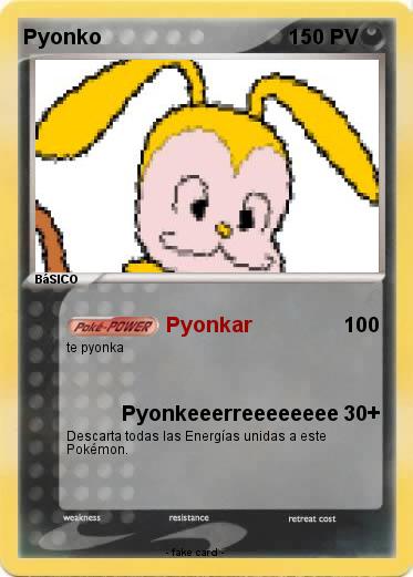 Pokémon Pyonko - Pyonkar - Mi carta pokémon