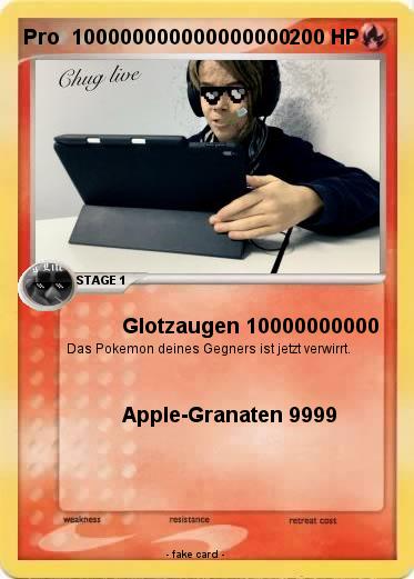 Pokémon Pro 100000000000000000 100000000000000000 - Glotzaugen ...