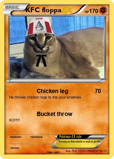 Pokémon KFC floppa 2 2 - Chicken leg - My Pokemon Card