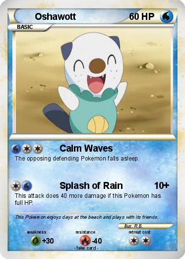 Pokémon Oshawott 861 861 - Calm Waves - My Pokemon Card