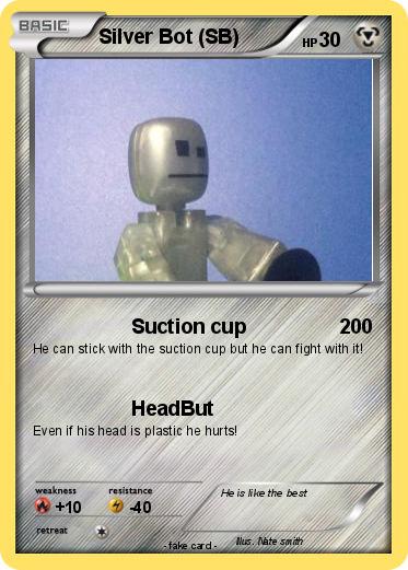 Pokémon Silver Bot SB - Suction cup - My Pokemon Card