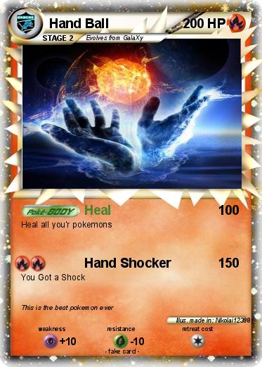Pokémon Hand Ball 1 1 - Heal - My Pokemon Card