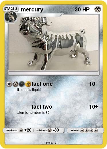 Pokémon mercury 127 127 - fact one - My Pokemon Card
