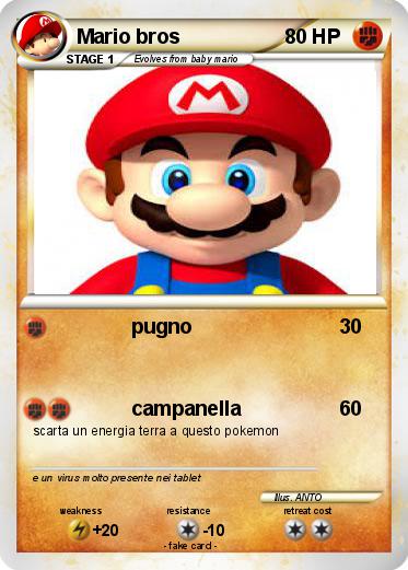 Pokémon Mario bros 257 257 - pugno - My Pokemon Card