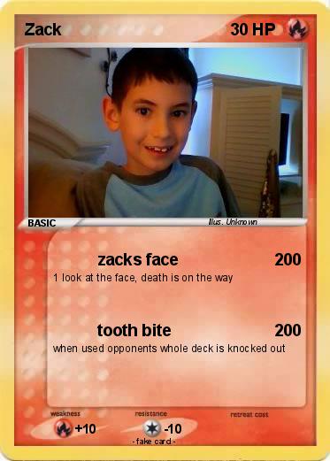 Pokémon Zack 482 482 - zacks face - My Pokemon Card