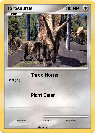 Pokémon Torosaurus 17 17 - Three Horns - My Pokemon Card