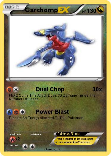 Pokémon Garchomp 846 846 - Dual Chop - My Pokemon Card
