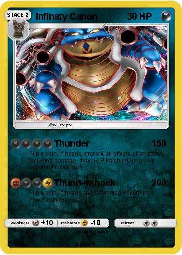 Pokémon Infinaty Canon - Thunder - My Pokemon Card