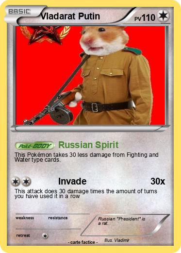 Pokémon Vladarat Putin - Russian Spirit - Ma carte Pokémon