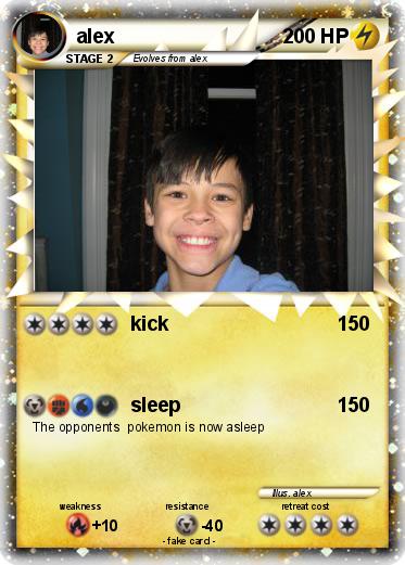 Pokémon alex 1647 1647 - kick - My Pokemon Card
