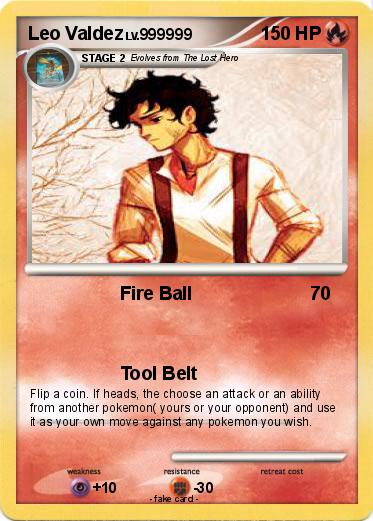 Pokémon Leo Valdez 30 30 - Fire Ball - My Pokemon Card