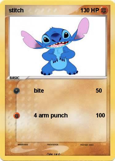 Pokémon stitch 182 182 - bite - My Pokemon Card