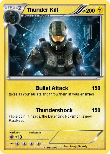 Pokémon Thunder Kill 3 3 - Bullet Attack - My Pokemon Card
