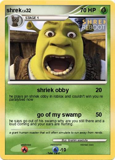 Pokémon shrek 2737 2737 - shriek obby - My Pokemon Card