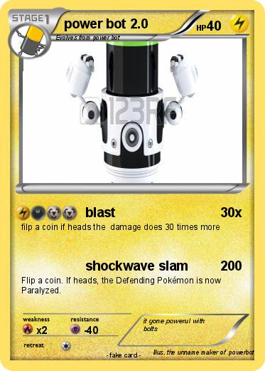 Pokémon power bot 2 2 - blast - My Pokemon Card