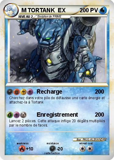 Pokémon Tortank EX 43 43 - Recharge - Ma carte Pokémon