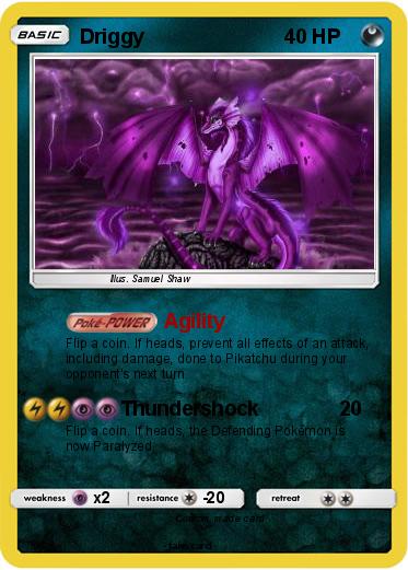 Pokémon Driggy - Agility - My Pokemon Card