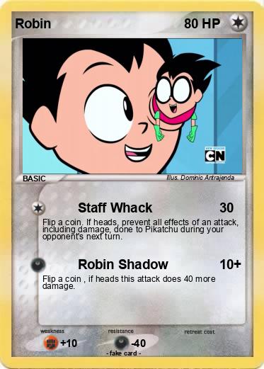 Pokémon Robin 1139 1139 - Staff Whack - My Pokemon Card