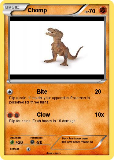 Pokémon Chomp 219 219 - Bite - My Pokemon Card