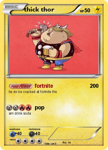 Pokémon thick thor - fortnite - My Pokemon Card