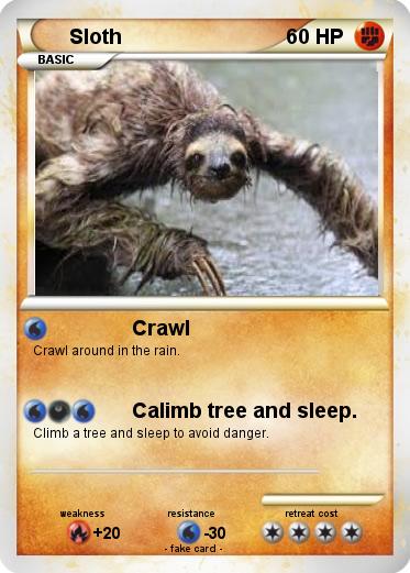 Pokémon Sloth 148 148 - Crawl - My Pokemon Card