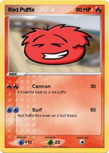 Pokémon Red Puffle - Cannon - My Pokemon Card