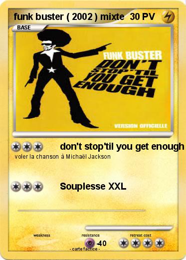 Pokémon funk buster 2002 mixte 1 1 - don't stop'til you get enough - Ma ...