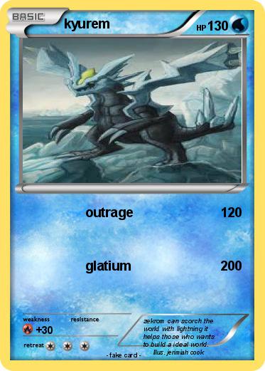 Pokémon kyurem 4660 4660 - outrage - My Pokemon Card