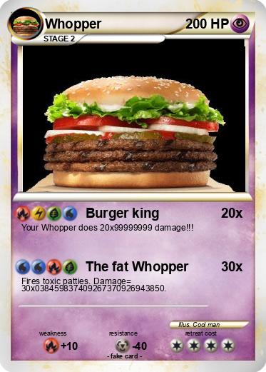 Pokémon Whopper 49 49 - Burger king - My Pokemon Card