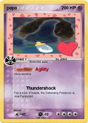 Pokémon popo 119 119 - Agility - My Pokemon Card