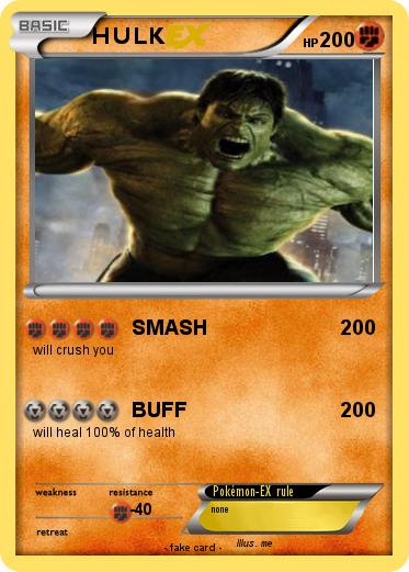 Pokémon HULK 1678 1678 - SMASH - My Pokemon Card