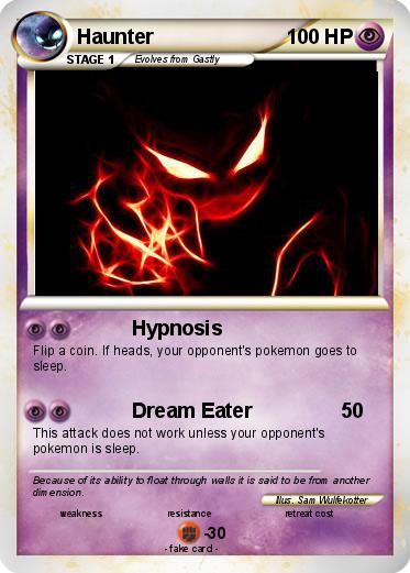 Pokémon Haunter 395 395 - Hypnosis - My Pokemon Card