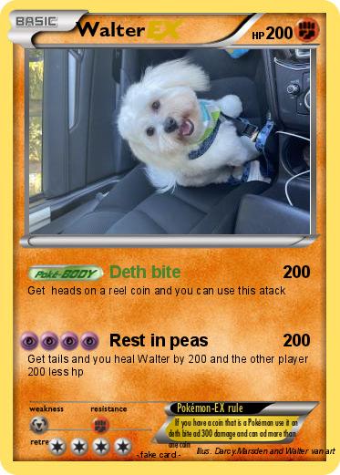 Pokémon Walter 227 227 - Deth bite - My Pokemon Card