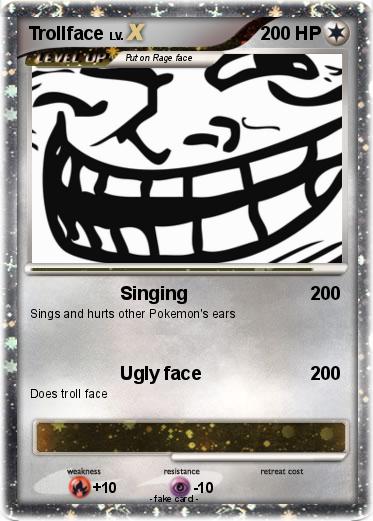 Pokémon Trollface 547 547 - Singing - My Pokemon Card