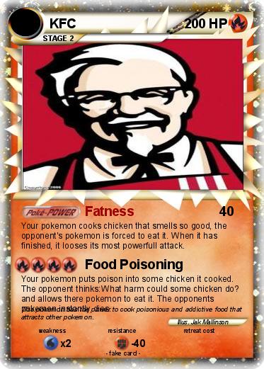 Pokémon KFC 17 17 - Fatness - My Pokemon Card