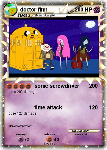 Pokémon doctor finn 2 2 - sonic screwdriver - My Pokemon Card